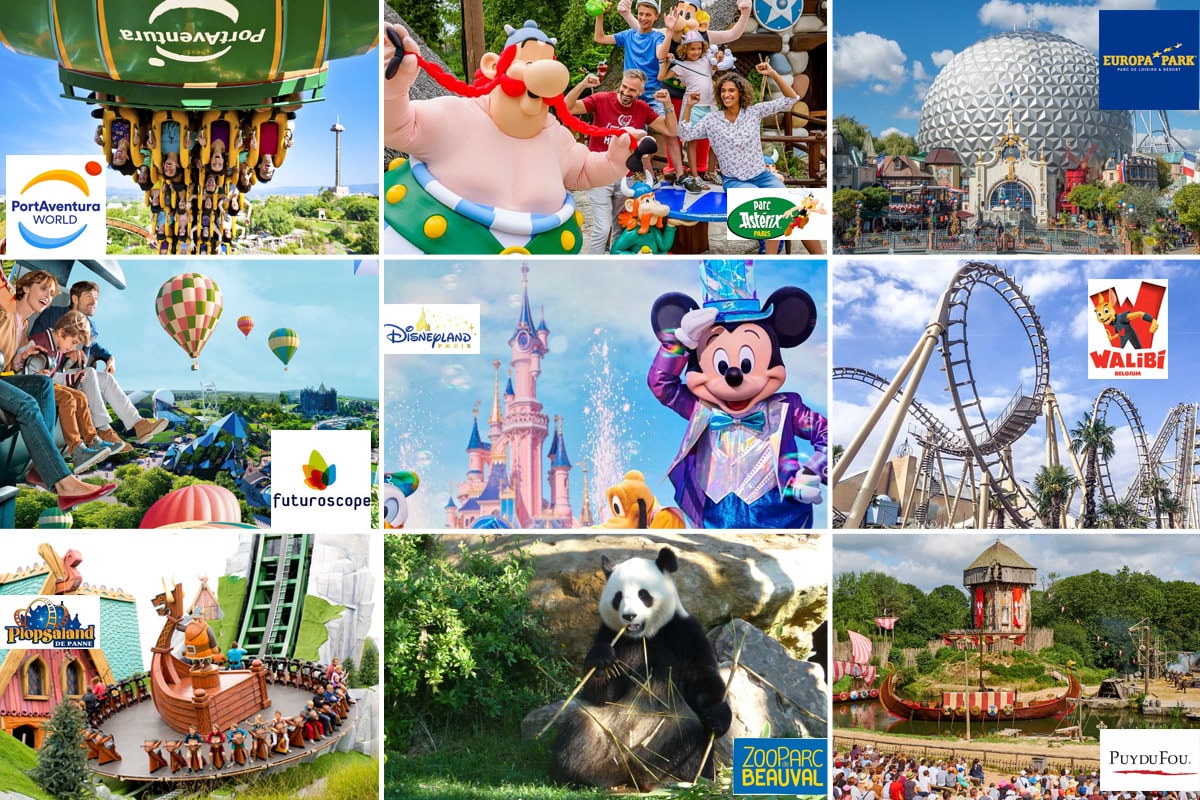 Parcs d'attractions en France et en Europe